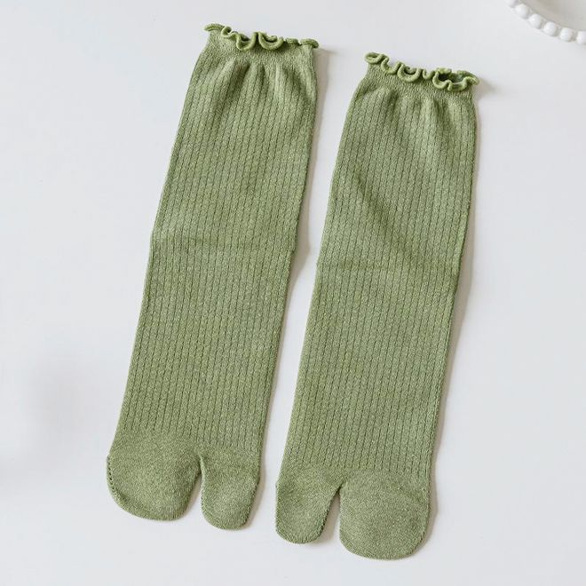 Middle Tube Split Toe Tabi Socks